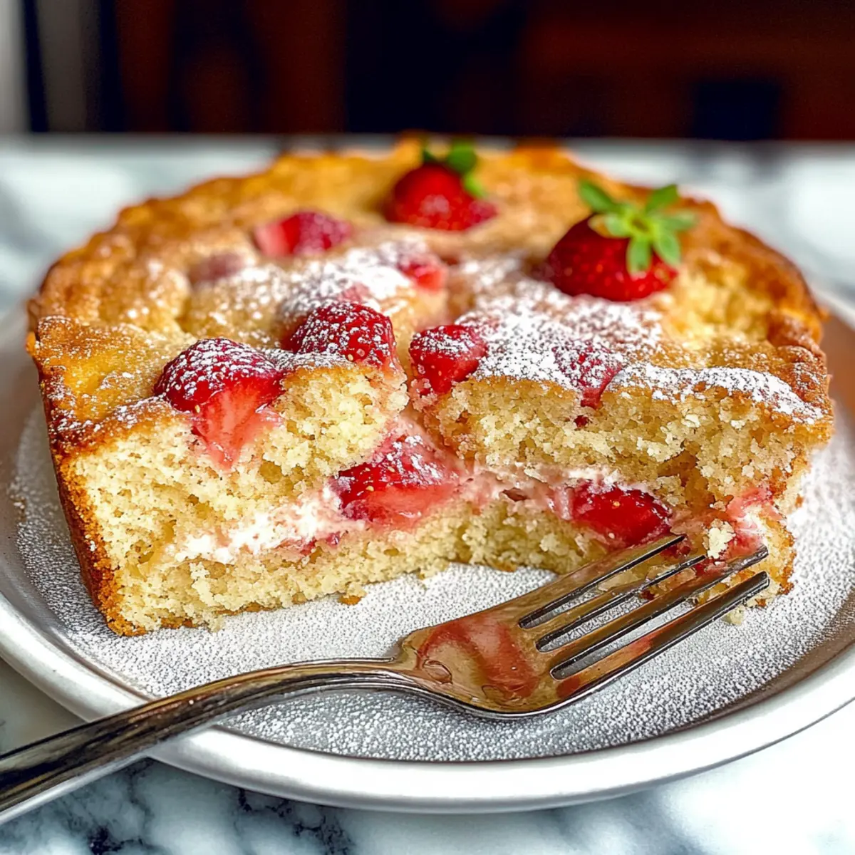 Moist French Strawberry Cake – A Perfect Celebration Dessert